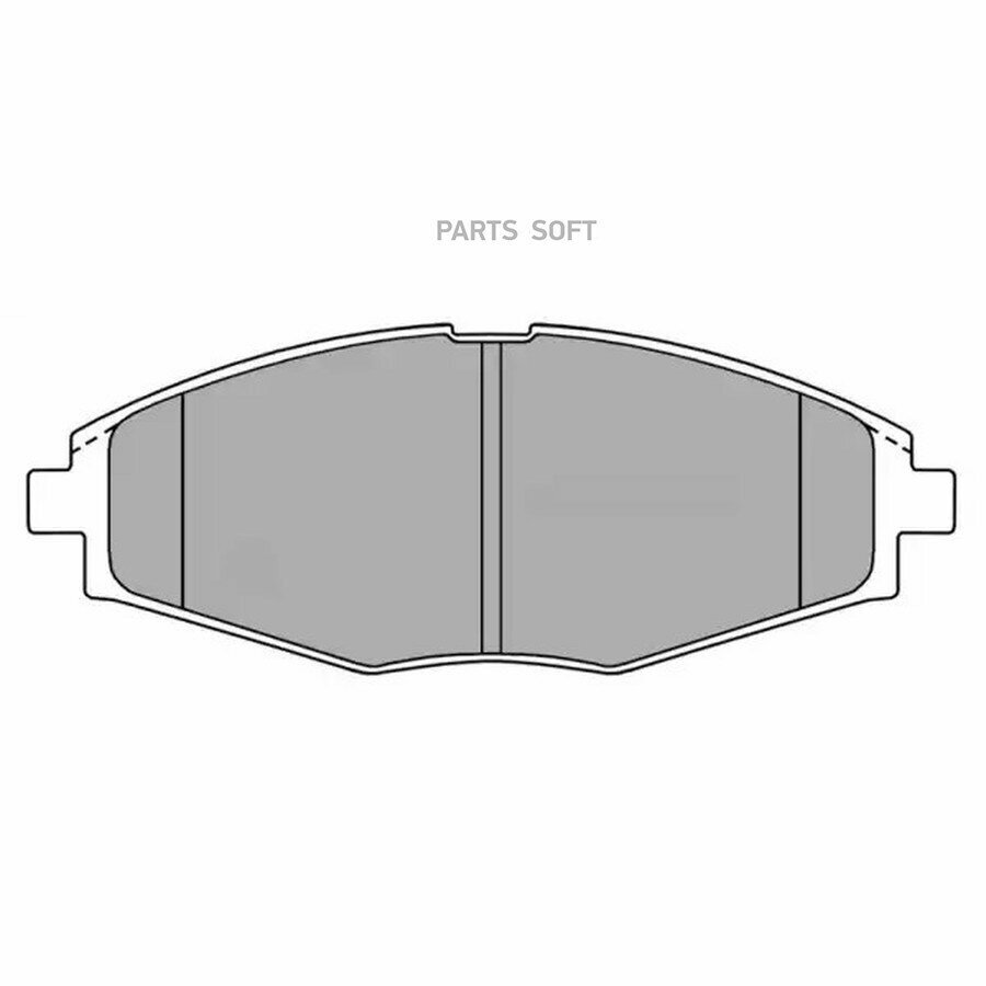 Колодки тормозные передние CHEVROLET Lanos 05-18, Matiz 05-13, Spark 05-10 DAEWOO Nexia 95-08 от официального дистрибьютора, FREMAX, артикул FBP1092