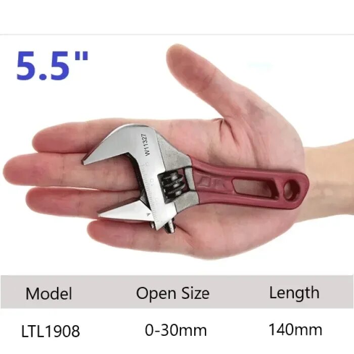 5.5" Гаечный ключ LTL1908, 0-30mm, 140mm