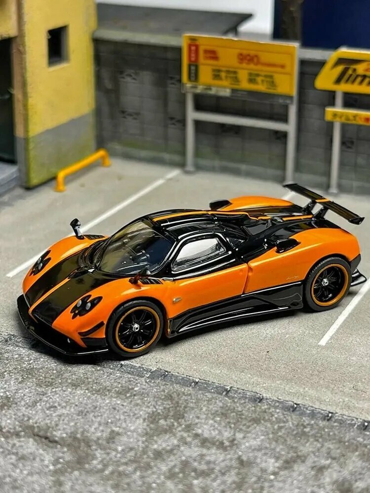 Машинка Tarmac Works TW 1/64 Pagani Zonta ZondaCinque Die-cast Alloy Car Model Collection Display Gift
