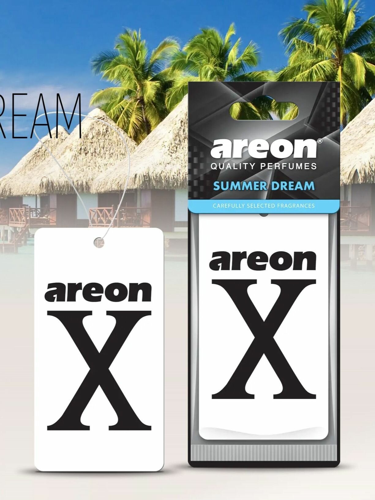 Ароматизатор подвесной автомобильный Summer Dreams Areon X