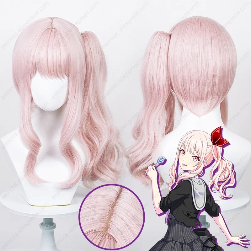 Косплей парик Eaincos Akiyama Mizuki розовый 45 см