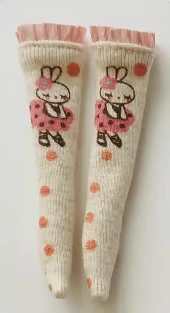 Розовые кружевные носки для кукол Blyth Snoedoll, Color: S