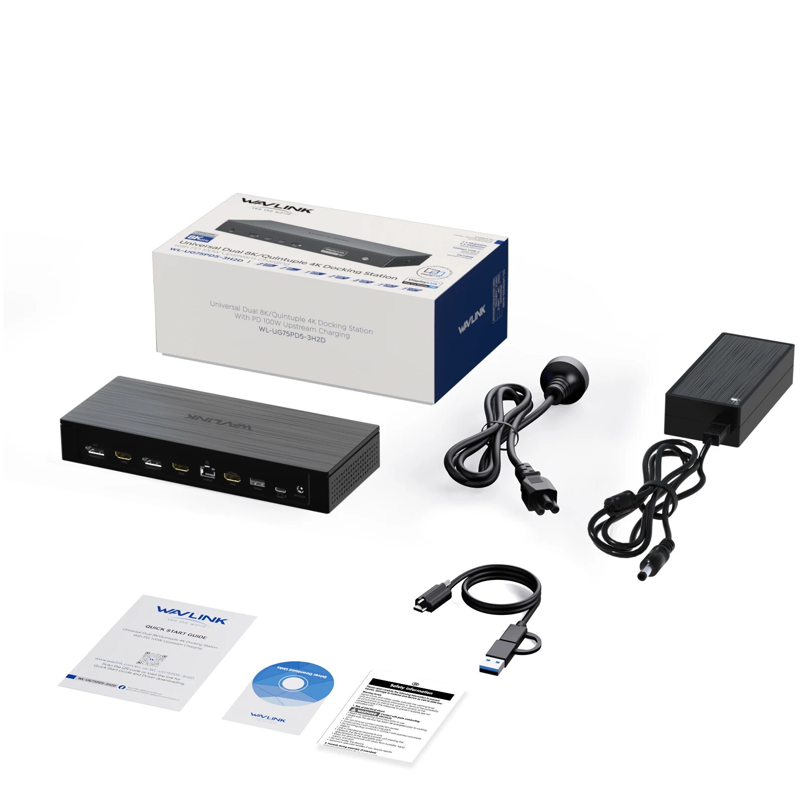 WAVLINK Док-станция 8K с AU Plug