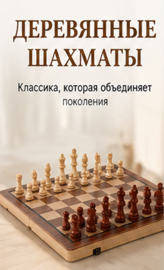 Магнитные шахматы, деревянные, складные, для детей и взрослых