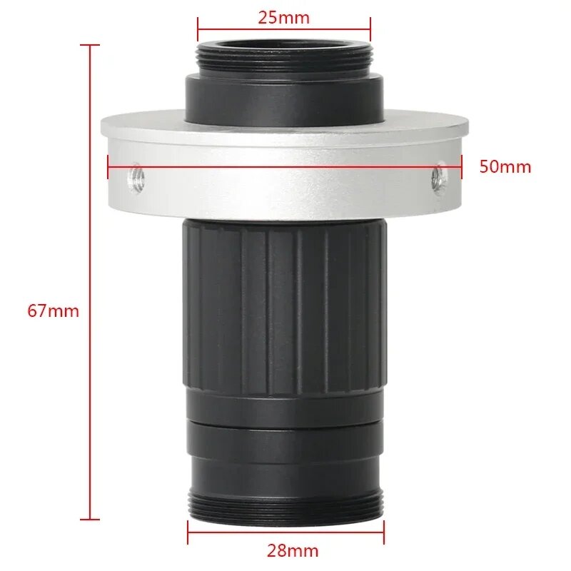 Адаптер C-mount 50mm, 67mm, 25mm, 28mm