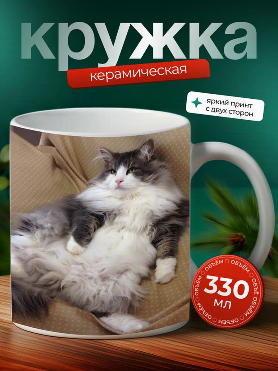 Кружка Северная лесная кошка 19,