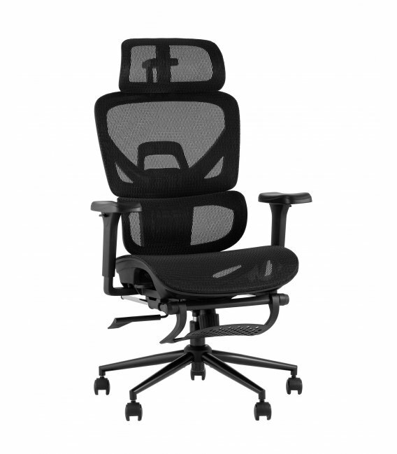 Кресло офисное TopChairs Vertus черная сетка