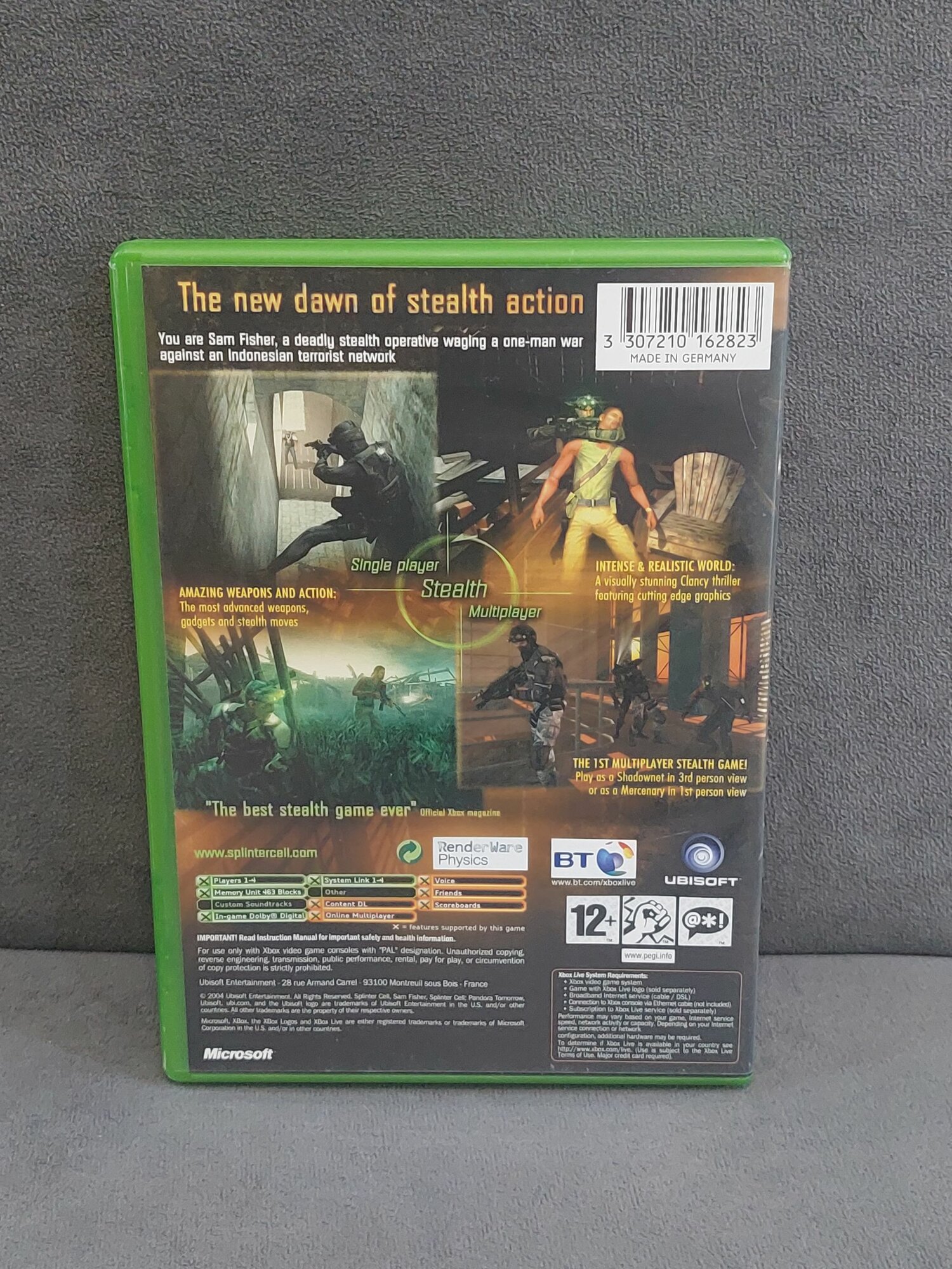 Видеоигра Splinter Cell Pandora Tomorrow Xbox — фото 1
