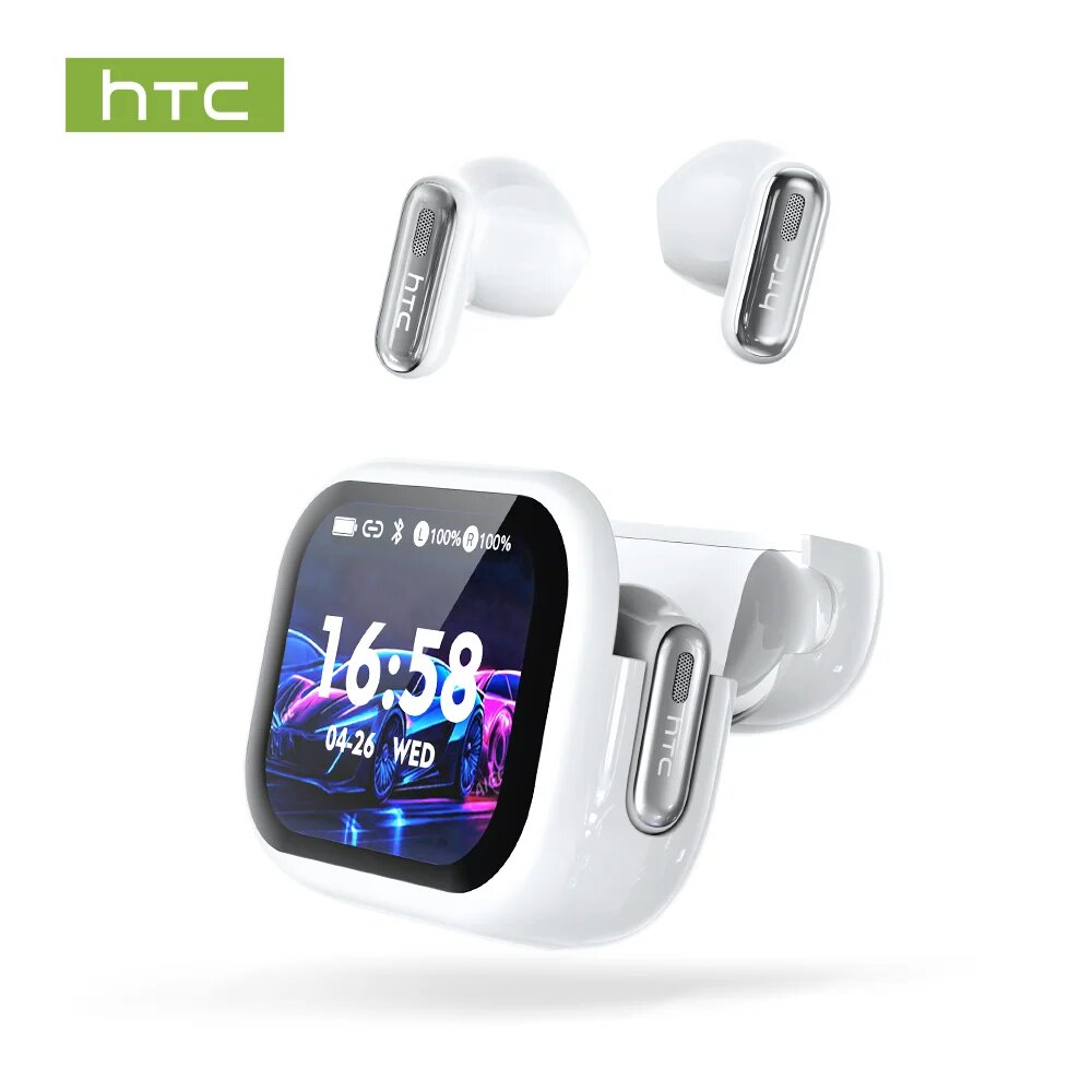 Наушники HTC NE68 TWS Bluetooth 6.0 white AI
