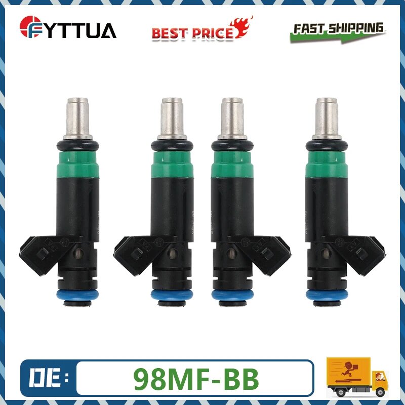 Топливный инжектор для Ford Fiesta V 2001-2008 Fusion 2002-2012 л, автомобильные автозапчасти, 4 шт.
