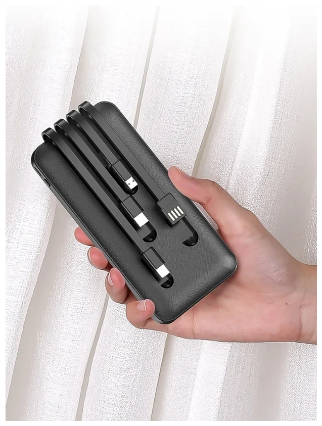 Внешний аккумулятор JOKADE JG 009 10000mAh/Lightning, USB, Micro, Type-C