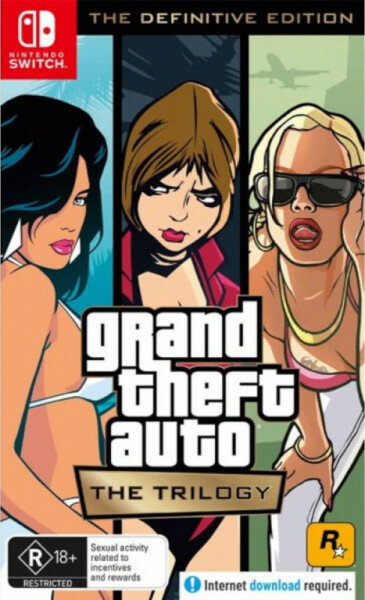 Grand Theft Auto: The Trilogy GTA The Definitive Edition для Nintendo Switch(Rus Text)