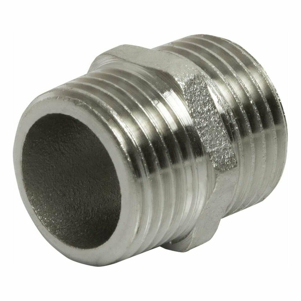 Ниппель VRT 1/2", наружная/наружная, никель 1900-001515 503034