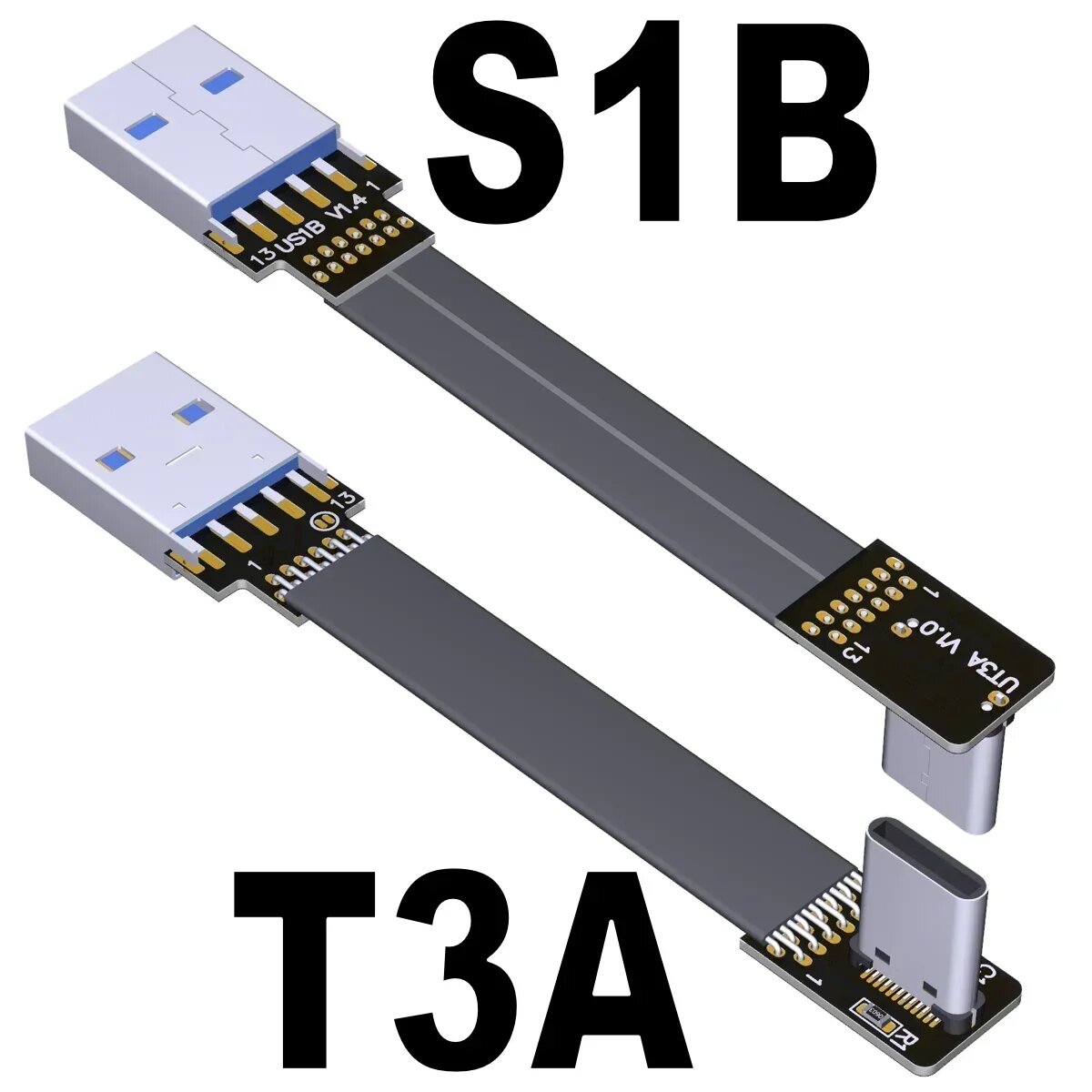 Кабель ADT-LINK USB 3.1 Type-A - Type-C 1m, T3A-S1B 13P