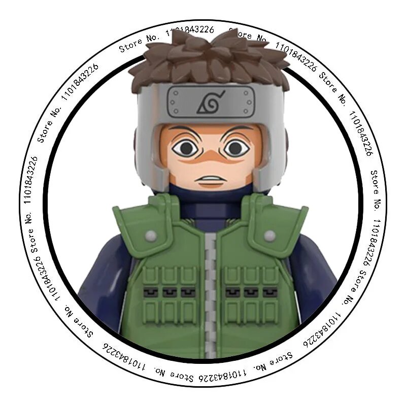 Набор строительных блоков NARUTO WM6113 Серый, WM2475