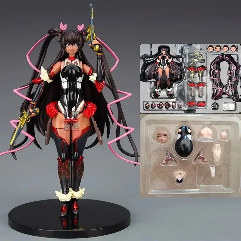 Фигурка Taimanin Asagi 3 18 см ПВХ Черный, C
