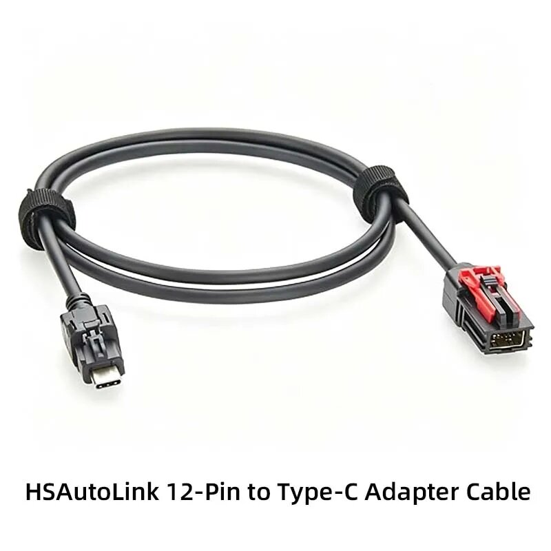 HSAutoLink 12-контактный видеокабель Type-C для автомобильных камер