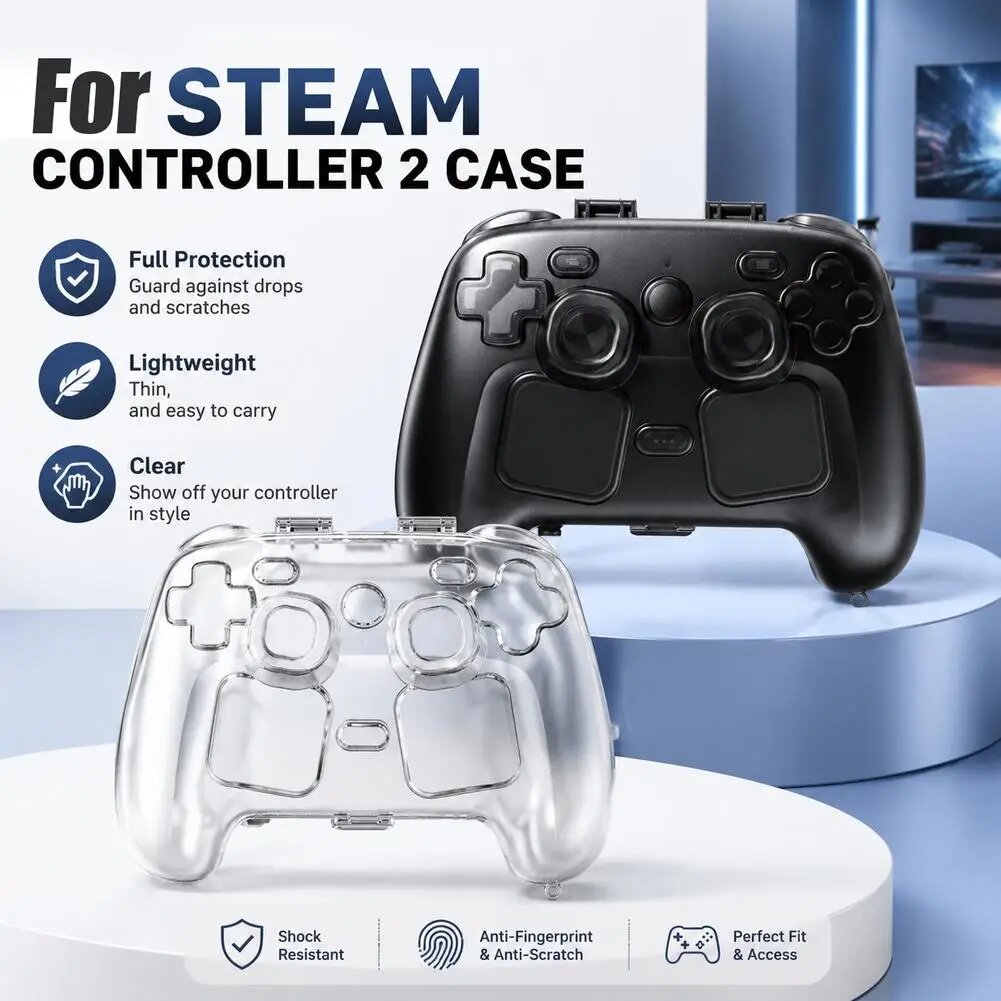 Прозрачный чехол для Steam Controller 2 — фото 1