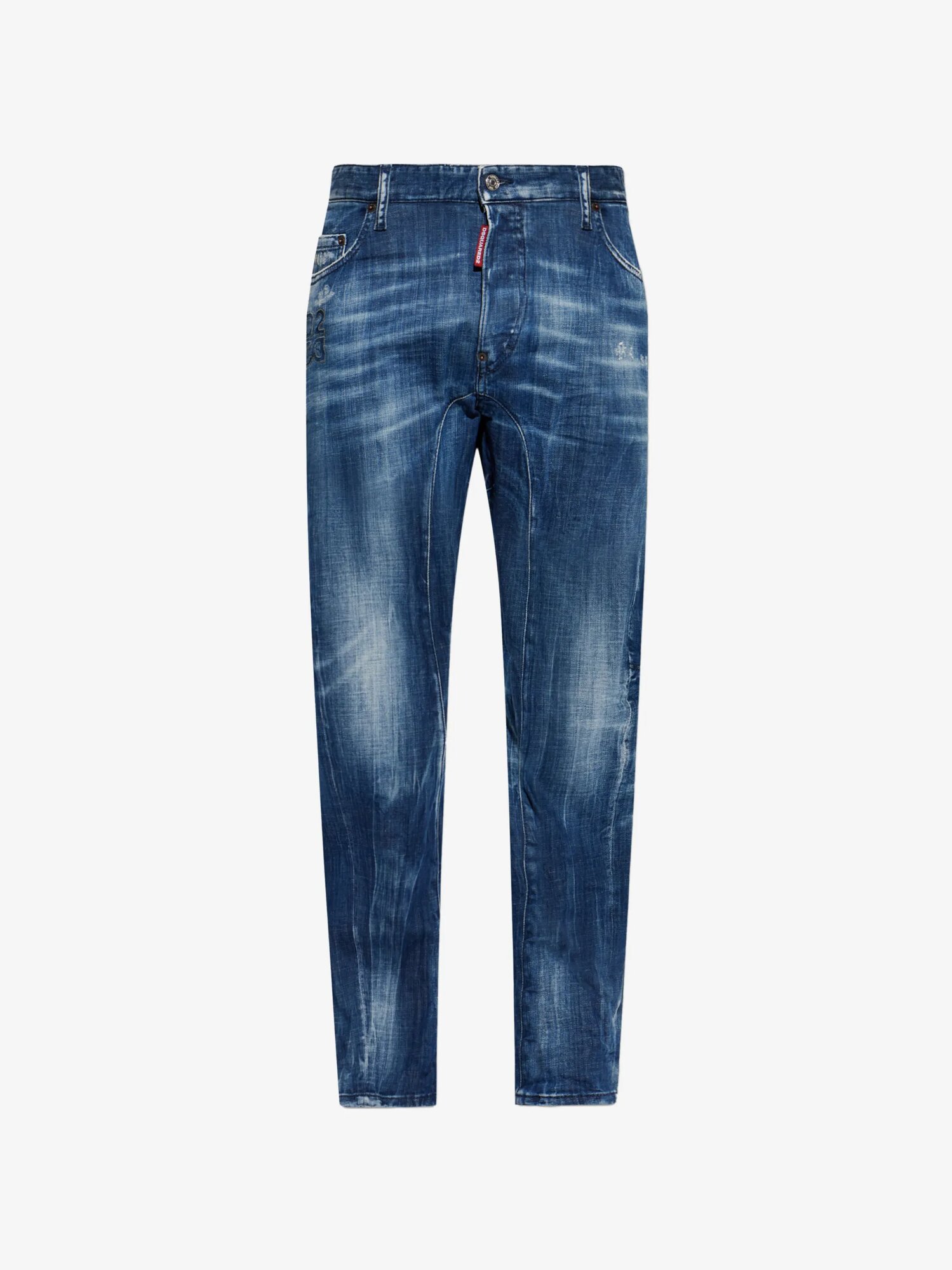 Джинсы DSQUARED2 Distressed-effect faded jeans