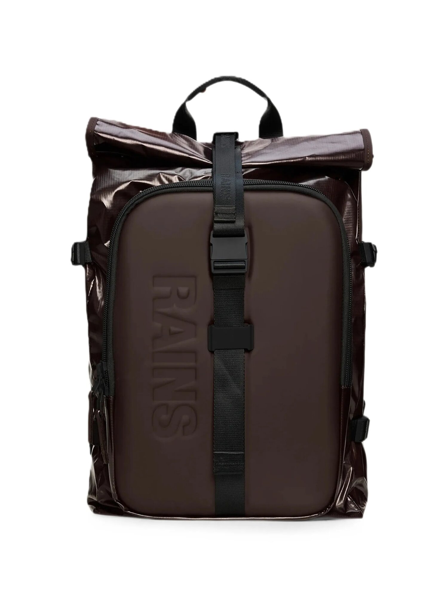 Сумка RAINS Sibu Shield roll-top debossed-logo backpack — фото 1