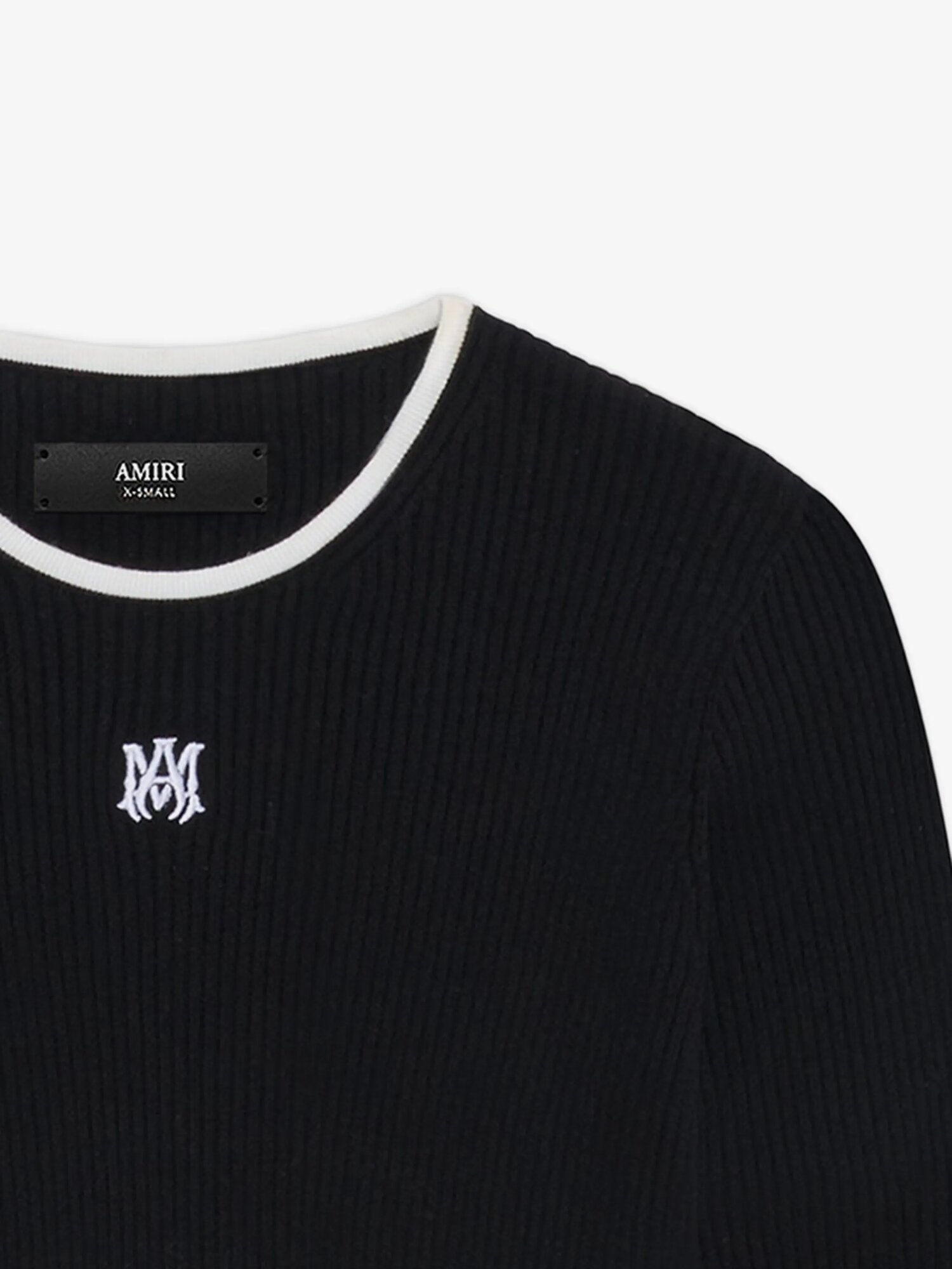 Свитер AMIRI Logo trim knitwear, размер 42, , black — фото 1