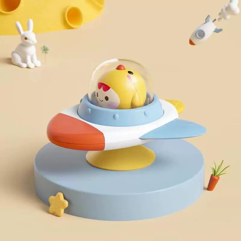 Цыпленок-форма детская вакуумная столик игрушка для высокого стула, 0-12 месяцев, упаковка в OPP пакет