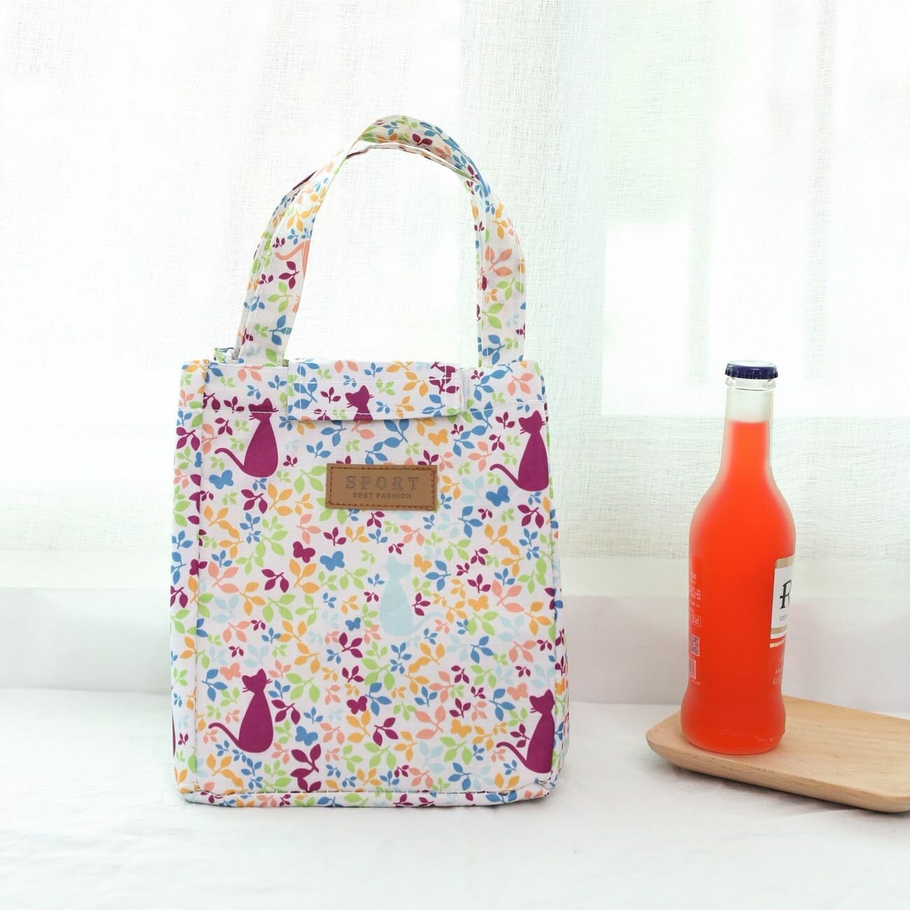 Портативная сумка для ланча Tote с термоизолированным кулером-ланч-боксом, сумочка для бинго за наличные