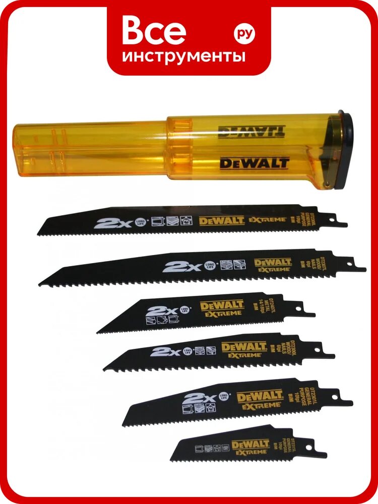 Набор полотен, универсальный, 6 шт. DEWALT DT2440L