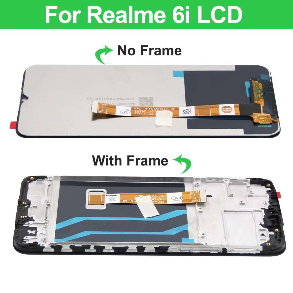 Дисплей Oppo Realme 6i RMX2040 Black No Frame 6.5"
