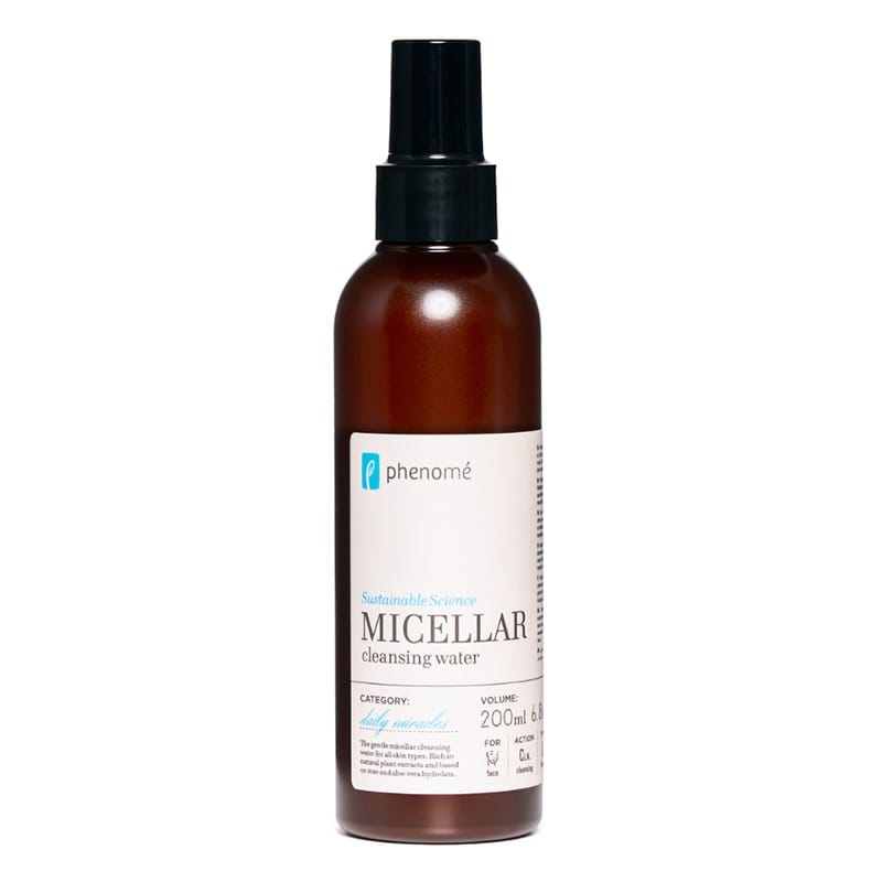 Вода мицеллярная Phenome Micellar Cleansing Water Мицеллярная вода для снятия макияжа с лица, глаз и губ 200 мл