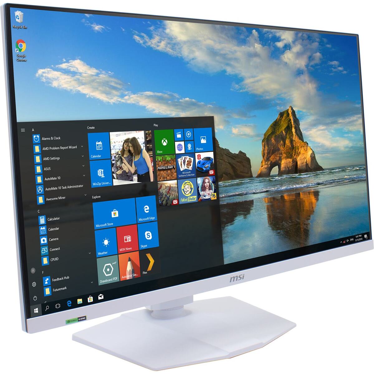 27" ЖК Монитор MSI MAG 274QRFW X32 с поворотом экрана (LCD, 2560x1440, HDMI, DP)