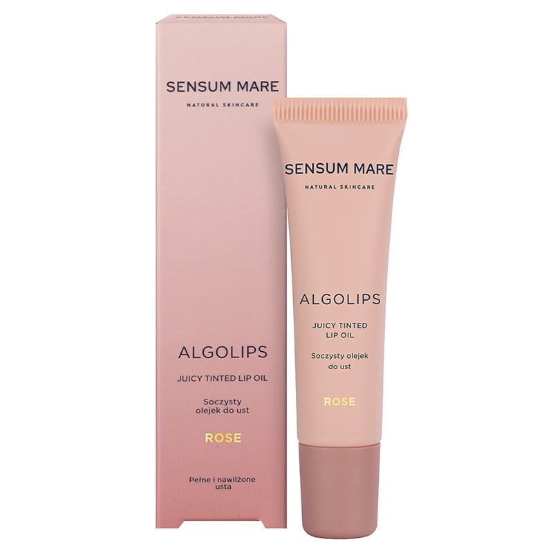Блеск для губ Sensum Mare AlgoLips Juicy Tinted Lip Oil Сочное масло для губ (цвет) Rose 10 мл