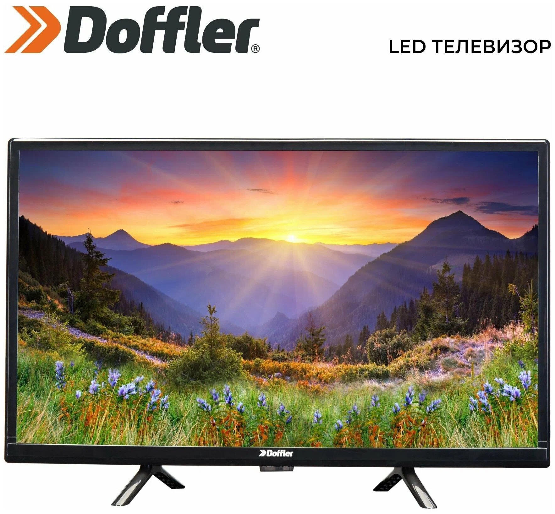 Телевизор DOFFLER 24KH29, диагональ 24", LED, 200