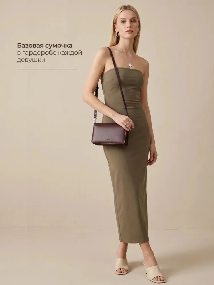 Сумка , 19, коричневый — фото 1