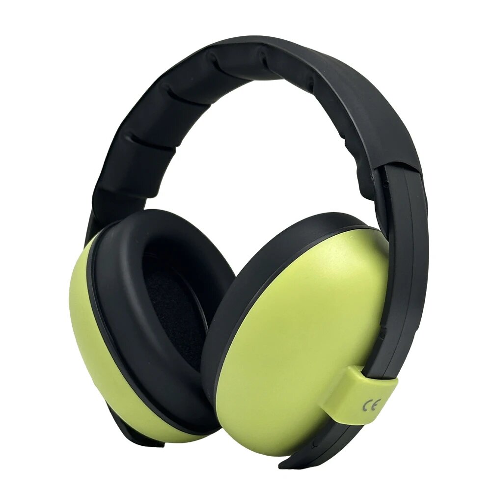 YHKEMA C10 детские шумоподавляющие наушники Желтый, Model B-Light Green