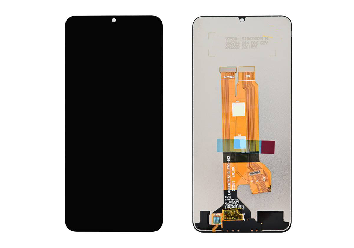 Дисплей (экран) в сборе с тачскрином для Realme C61, Realme C63, Note 60, Note 60x черный / 720х1600