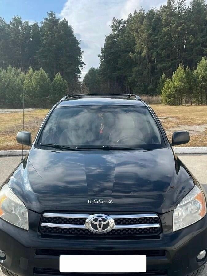 Дефлектор капота TOYOTA RAV4 3 (XA30) 5 дв. 2006-2010 /мухобойка на капот