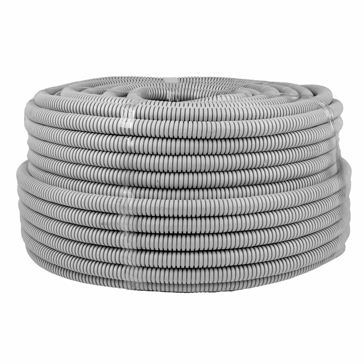 Труба гофрированная ПВХ лег. с пр. d-20 (100м) EKF