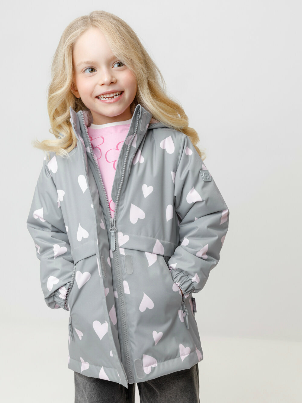 Куртка демисезонная для девочки, мембрана