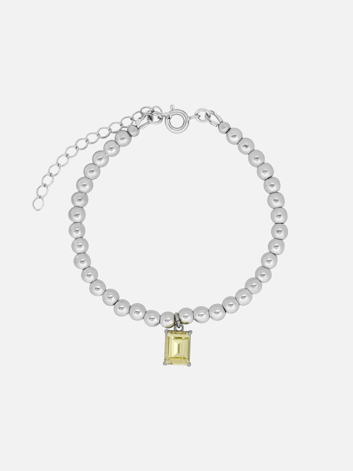 Браслет, гематит, кристалл, кристаллы Swarovski