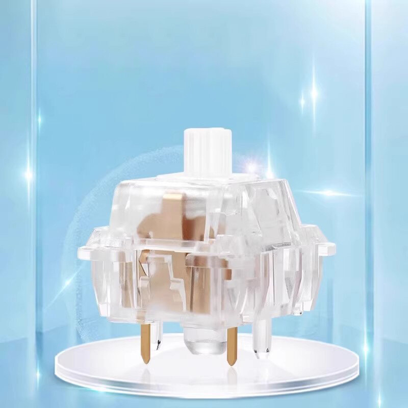 Переключатели свитчи LEOBOG для механической клавиатуры, Белый, 100шт