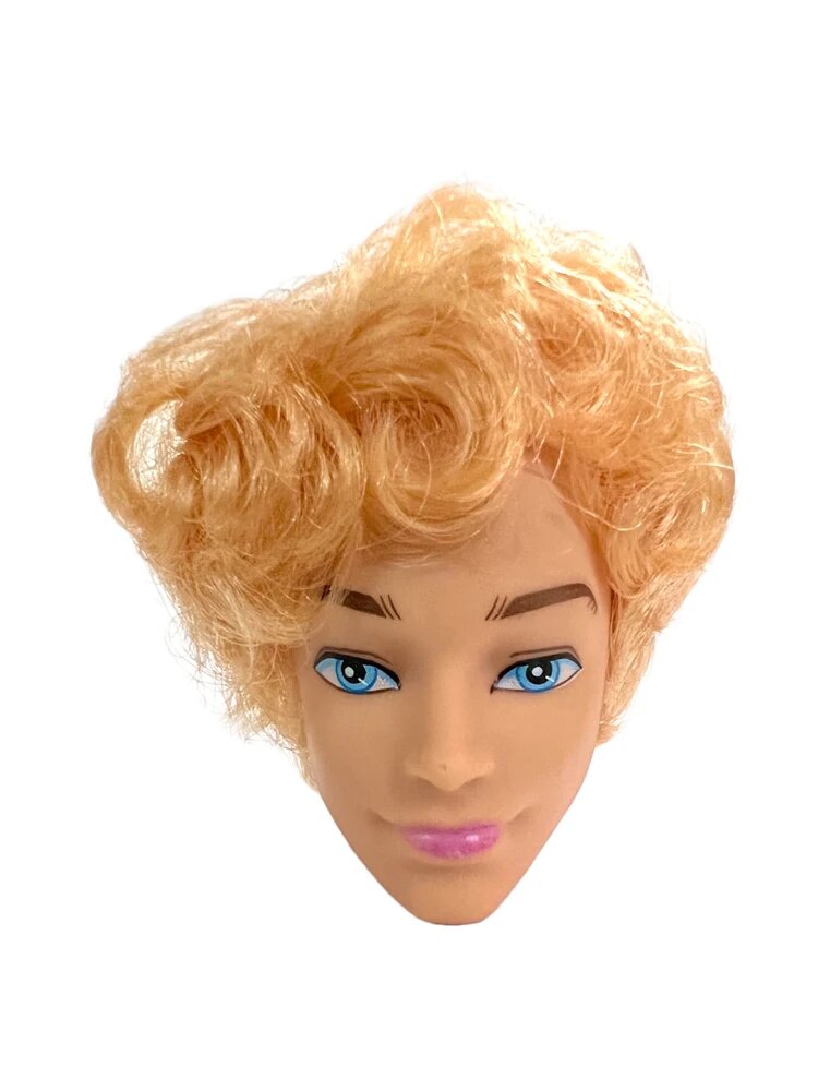 NK 1 шт. 1/6 мужская голова куклы желтая вьющаяся волосы для 12-дюймовой куклы голова для 30 см аксессуары для куклы для мальчика куклы DIY подарок детская игрушка