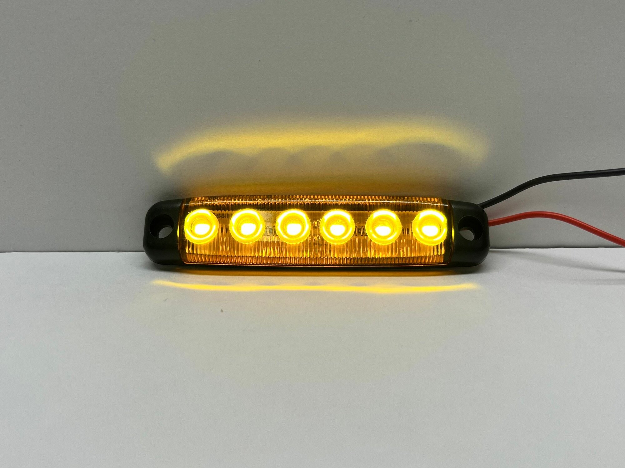 Боковые Светодиодные габаритные огни, 12 вольт, оранжевый, Яркий Стиль (2 шт. / комплект), арт: 9865-К