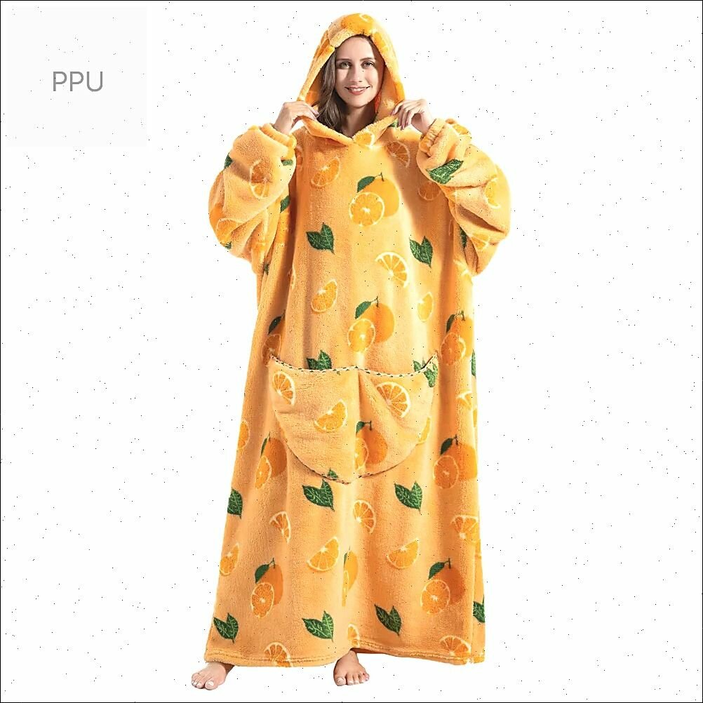 Плед с рукавами blanket hoodie -140cm , Полиэфирное волокно, 140 см х 80 см