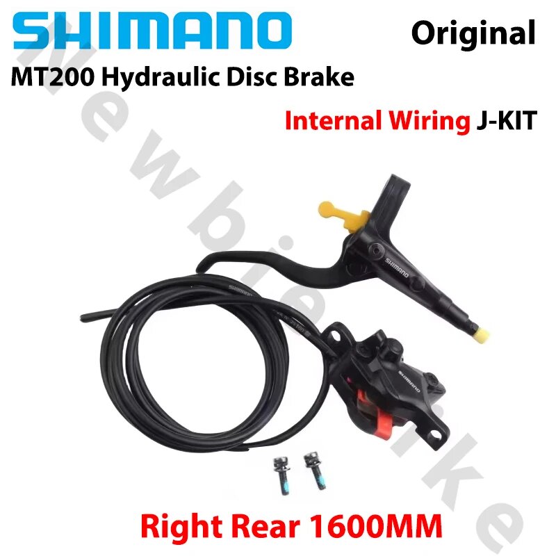 SHIMANO MT200 Односторонний Гидравлический Дисковый Тормоз Черный Right Rear 1600MM