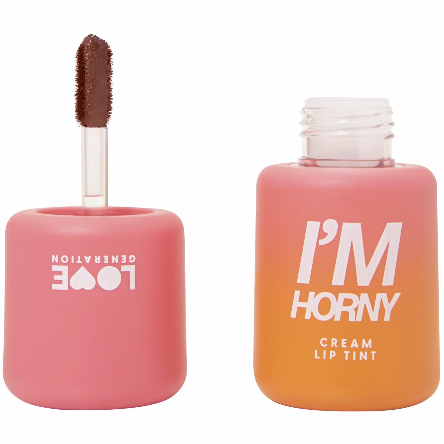 Love Generation Тинт для губ Тон 06 Коричневый I'm Horny кремовый, стойкий, 3 мл