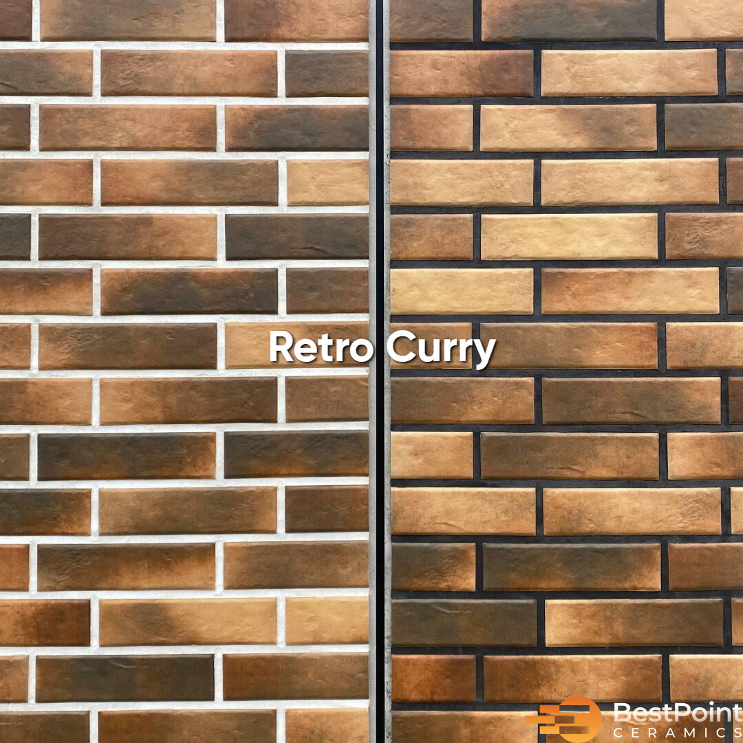 Плитка клинкерная BestPoint "Retro Curry" 24,5х6,5 см (46 шт в коробке), матовая, красная