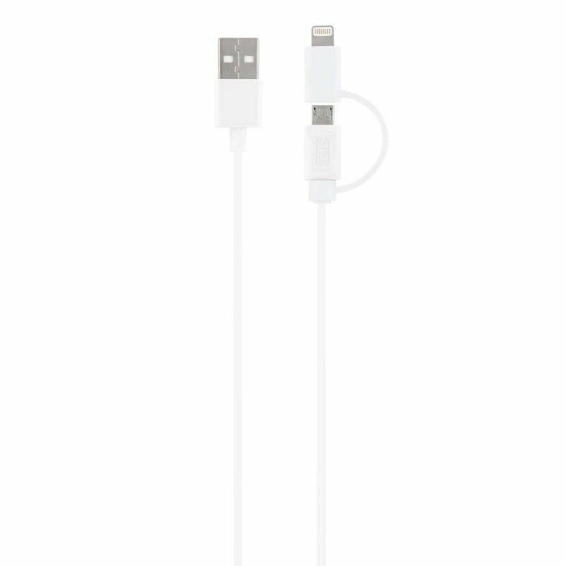 Кабель USB 2 в 1 для Apple и устройств с microUSB T'nB CIIPLIGHT3 для зарядки и синхронизации