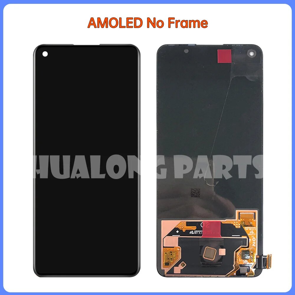 6,62 "AMOLED для OnePlus 9RT, ЖК-дисплей, быстрая замена для OnePlus 1 + 9RT, Φ Amoled No Frame