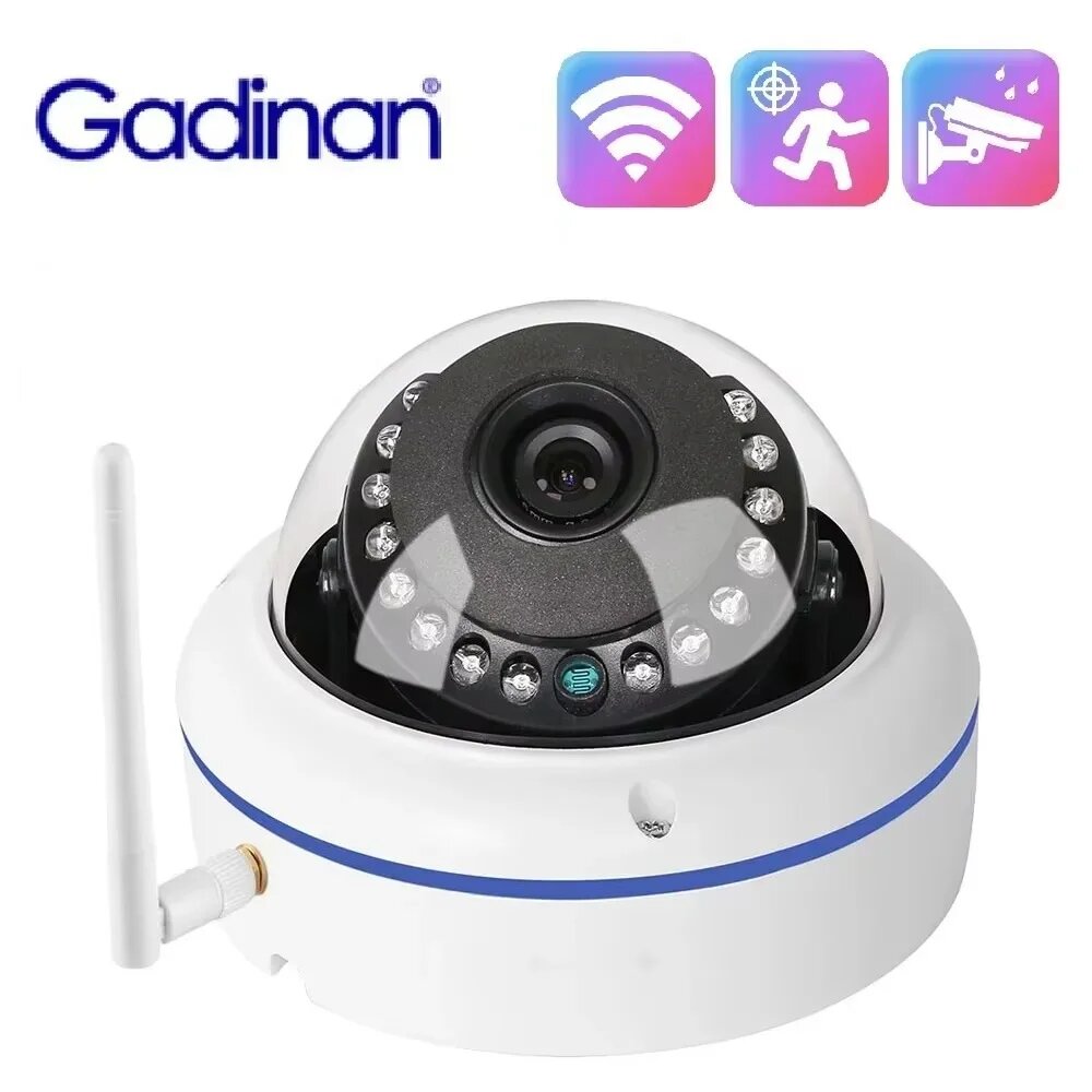 Gadinan Wifi Dome IP-камера, Цвет 3.6mm